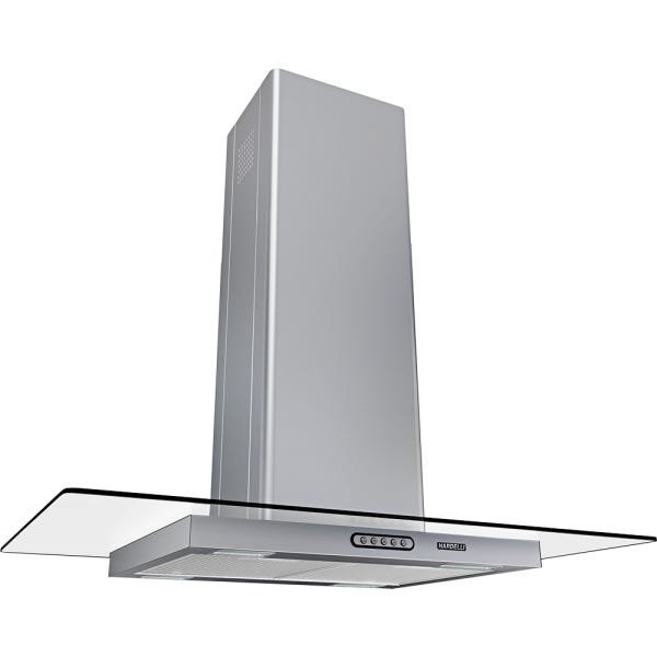 Coifa de Parede 60cm Vidro Reto Duto Slim Nardelli Inox 110V ...