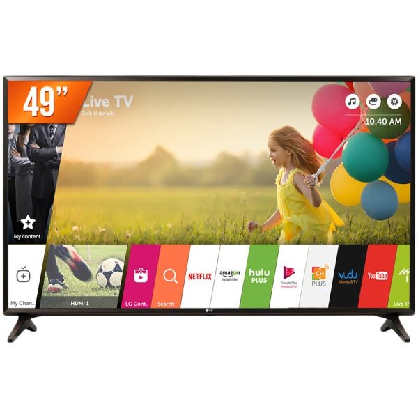 Smart TV LED 49 Polegadas Full Hd Lg 49Lk5750Psa 2 HDMI 1 USB Wi-Fi e Conversor Digital ...