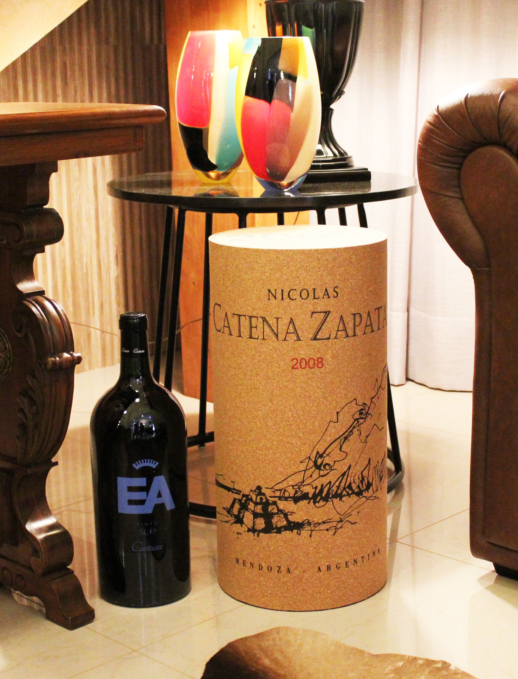 Kit com 2 Banquetas Banco de Rolha de Vinho Catena + Angelica ...