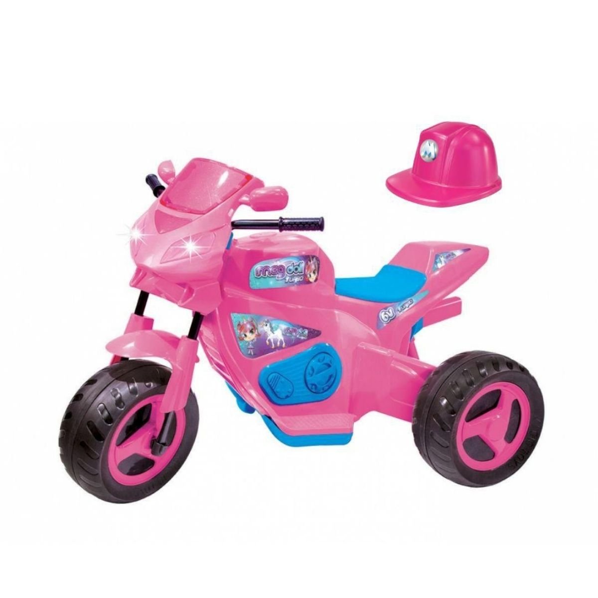 Moto Eletrica Infantil Criança MEG Turbo 1230C Motorizada Triciclo ...