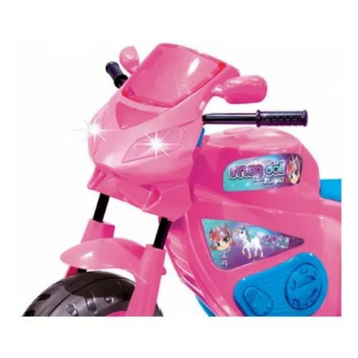 Moto Eletrica Infantil Criança MEG Turbo 1230C Motorizada Triciclo ...