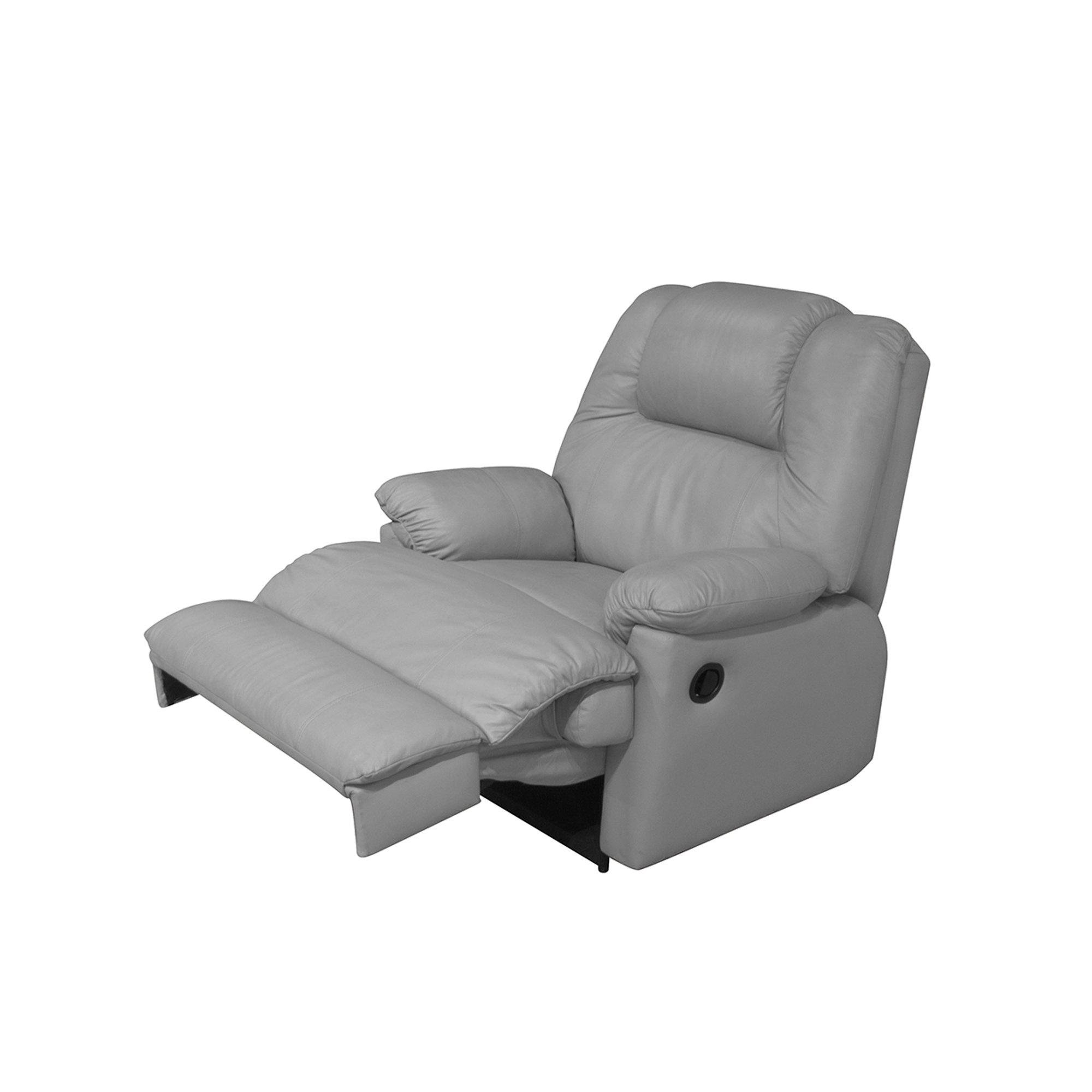 Poltrona Reclinável Elétrica lux 1369 Couro Legitimo Leather 10 Matte ...