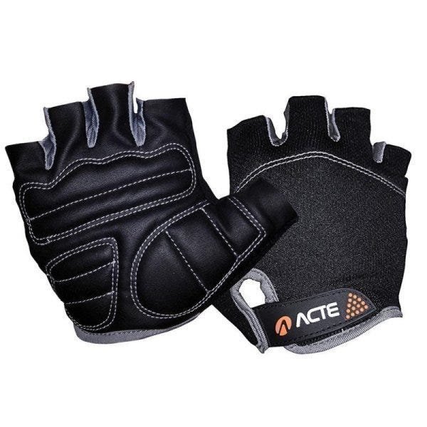 Luva Esportiva Para Bicicleta Cinza E Preto G - A22 Acte | MadeiraMadeira