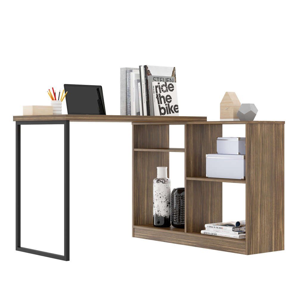 Mesa em L Oficial Affara | MadeiraMadeira