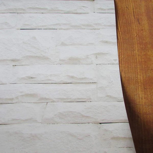 Papel de Parede Adesivo Pedras Branco 0123 | MadeiraMadeira
