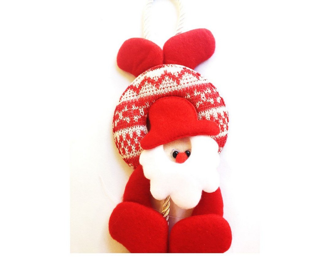 Kit Corda Natal Guizo Papai Noel Rena e Boneco de Neve 50cm 2 Unidades ...
