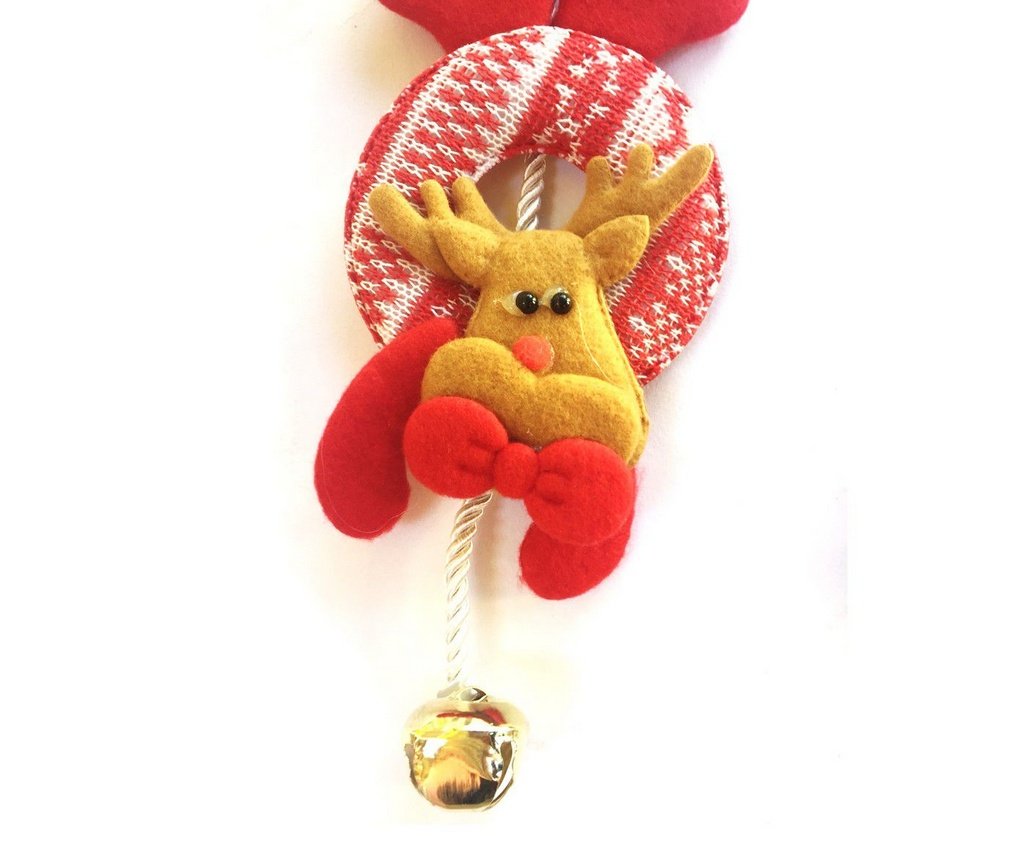 Kit Corda Natal Guizo Papai Noel Rena e Boneco de Neve 50cm 2 Unidades ...