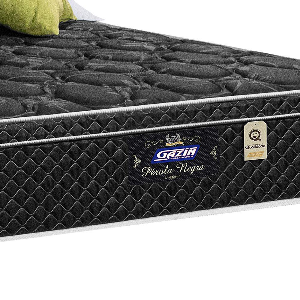 Colchão Queen Size D33 158 X 198 X 32 Com Molas Ensacadas Pérola Negra ...