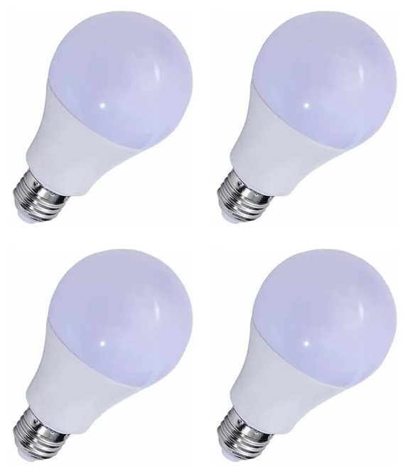 Kit 20 Lâmpada Led Bulbo A55 6w 6500k Branca Fria E27 Bivolt ...