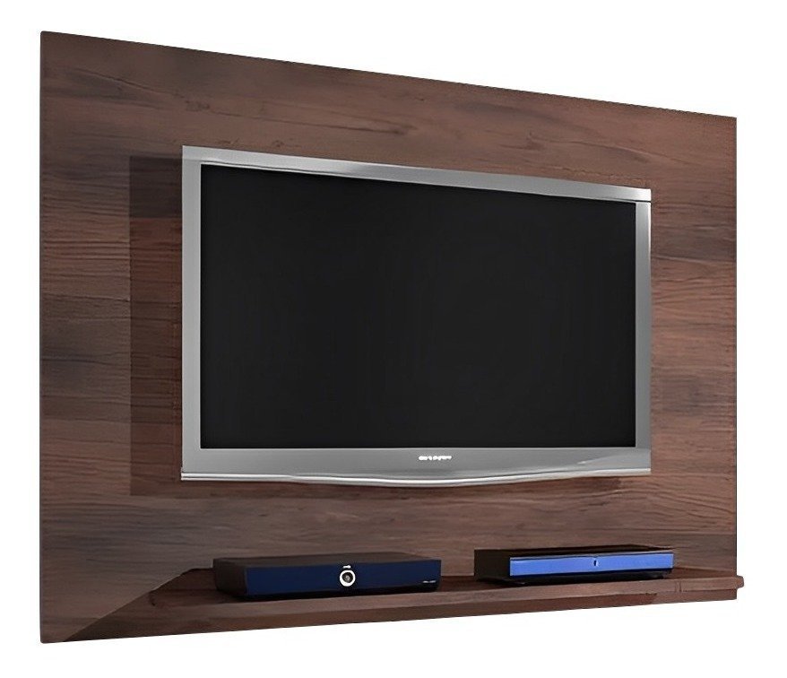 Painel Simples de Parede para Tv até 50 Polegadas Madeirado ...