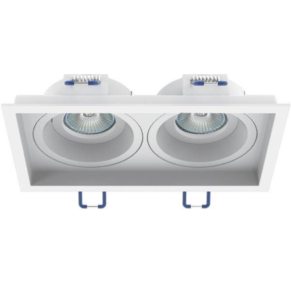 Embutido Quadrado Micro Borda 2XMR11 IL47012 Branco - Interlight IL 47012-GZ-BM | MadeiraMadeira