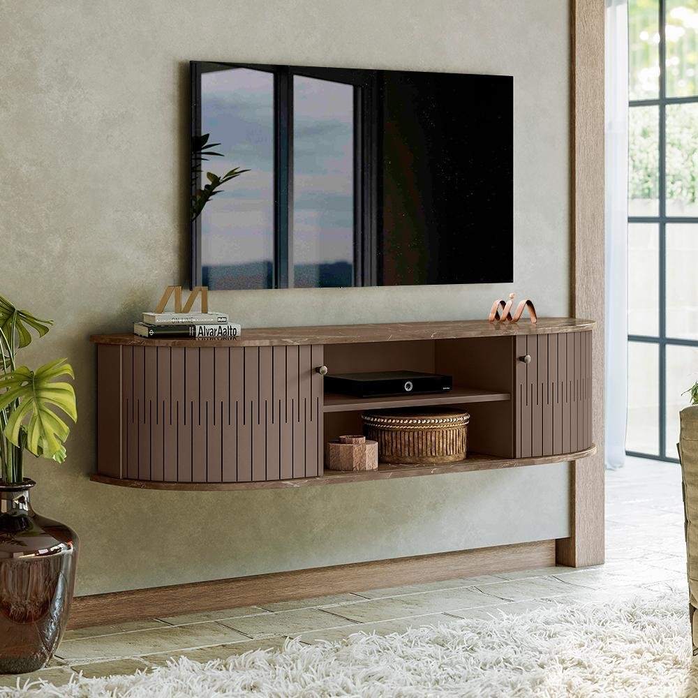 Rack Suspenso para Tv até 60 Polegadas | MadeiraMadeira