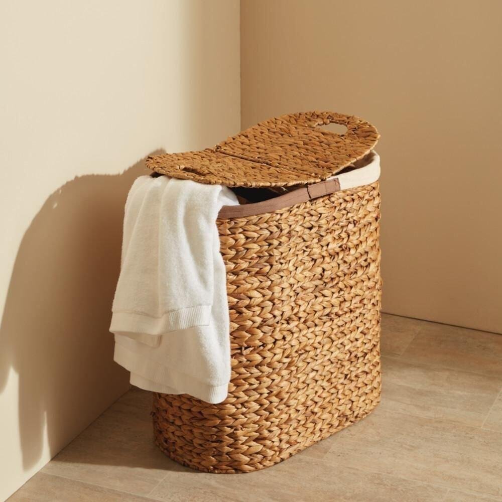 Cesto de Roupa em Fibra Natural - A\CASA | MadeiraMadeira