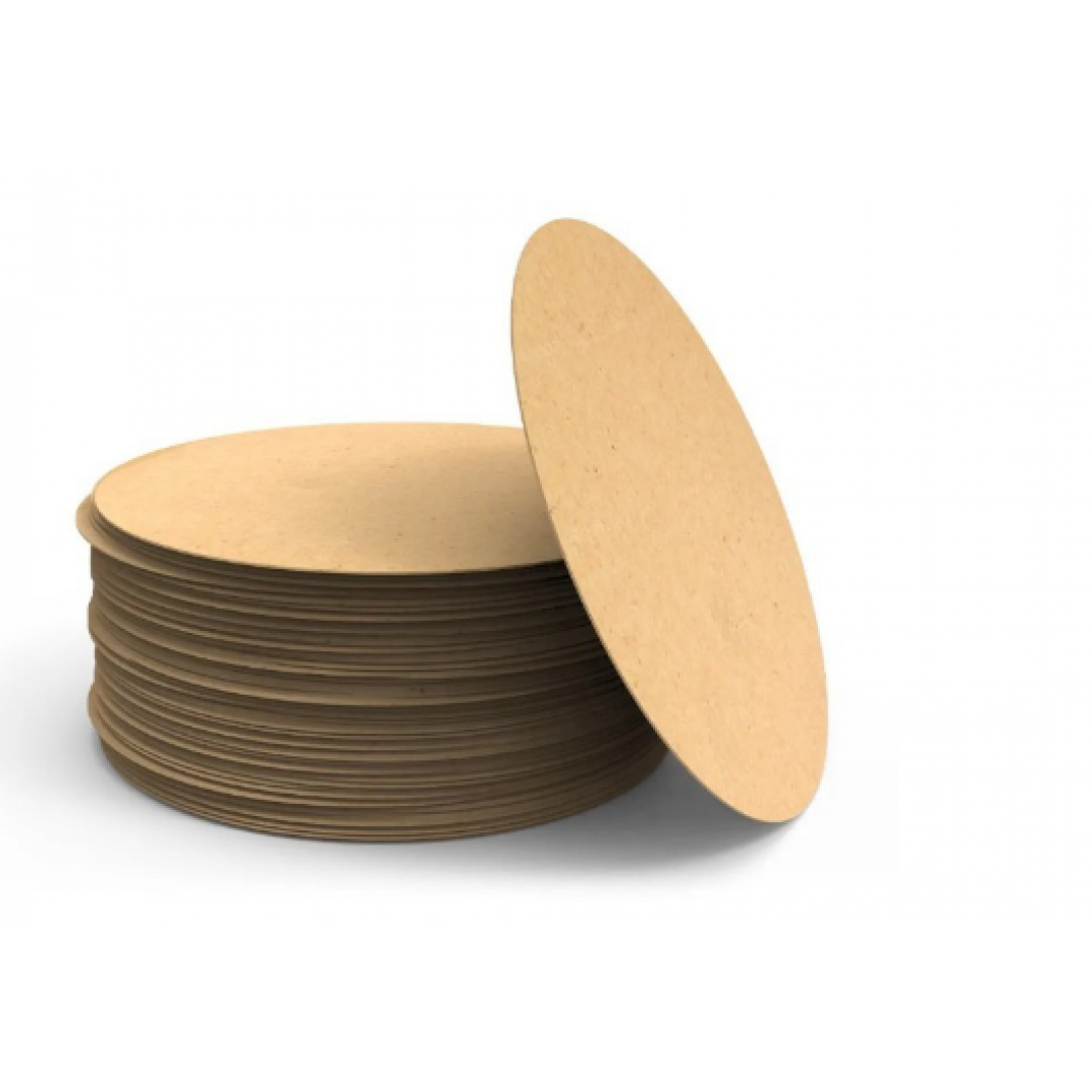 Sousplat MDF cru 35cm de diâmetro e 3mm de espessura | MadeiraMadeira