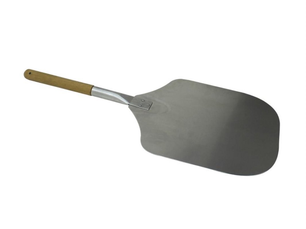 PA DE MADEIRA GOIABAO COM CABO MEDIO E ESPATULA DE ALUMINIO ...