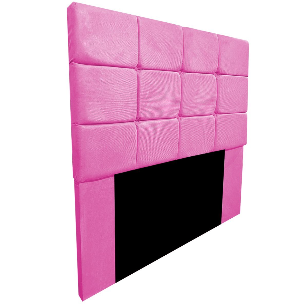 Cabeceira de Cama Box Casal Estofada Lari Rosê | MadeiraMadeira