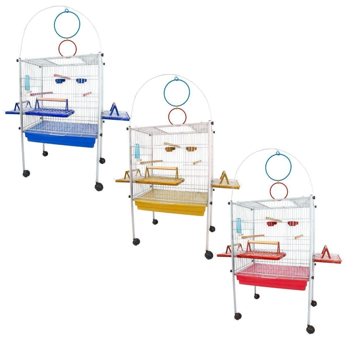 Gaiola Grande Viveiro Calopsitas Periquitos Criador Triplex ...