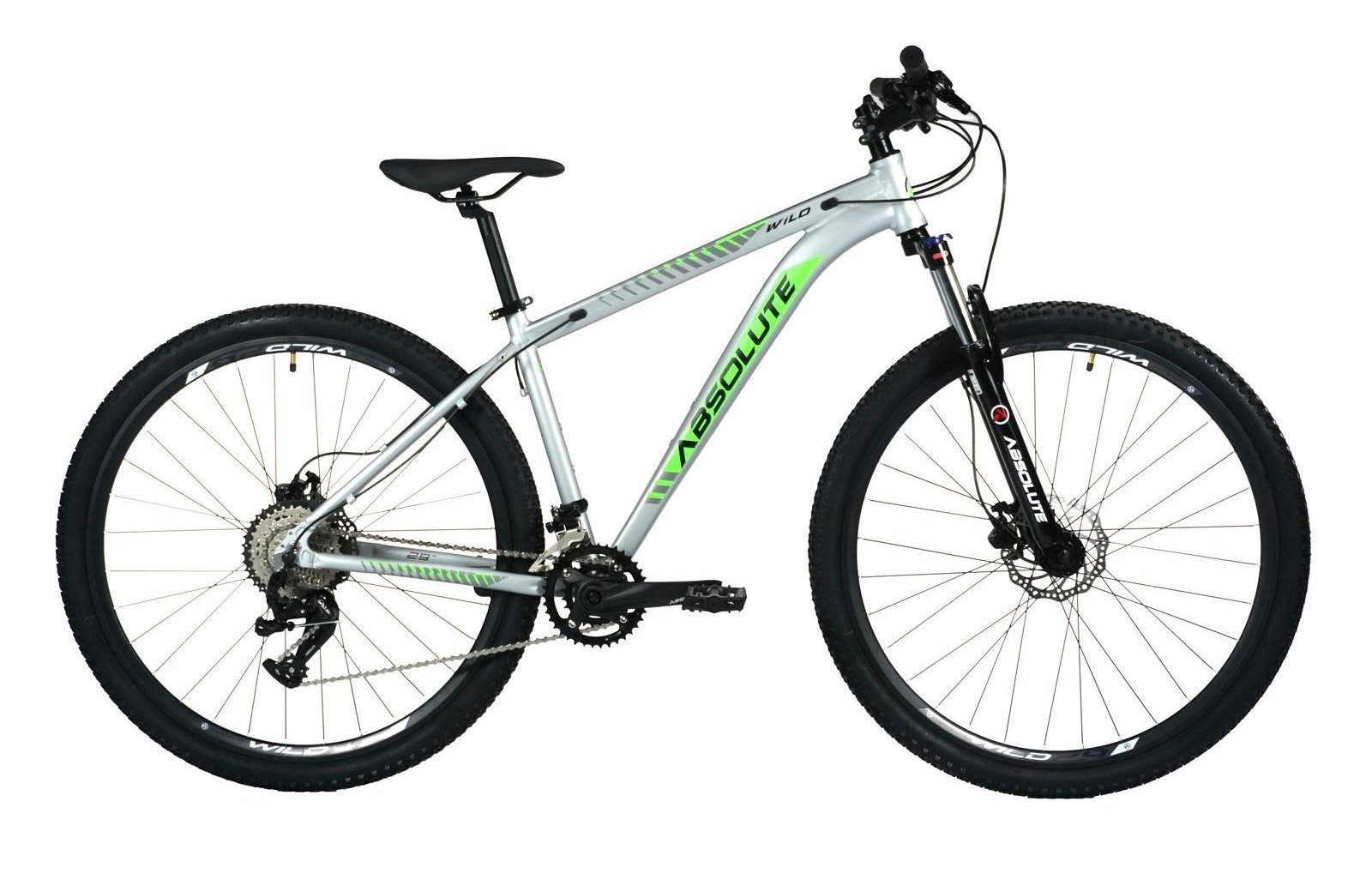 Bicicleta Aro 29 Absolute Wild 2x9 Freios Hidráulicos Trava Cabeamento ...