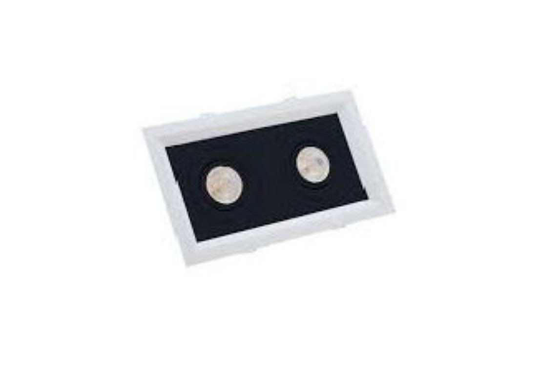 EMBUTIDO AR70 DUPLO RECUADO BRANCO E PRETO 26,5X15X4CM | MadeiraMadeira