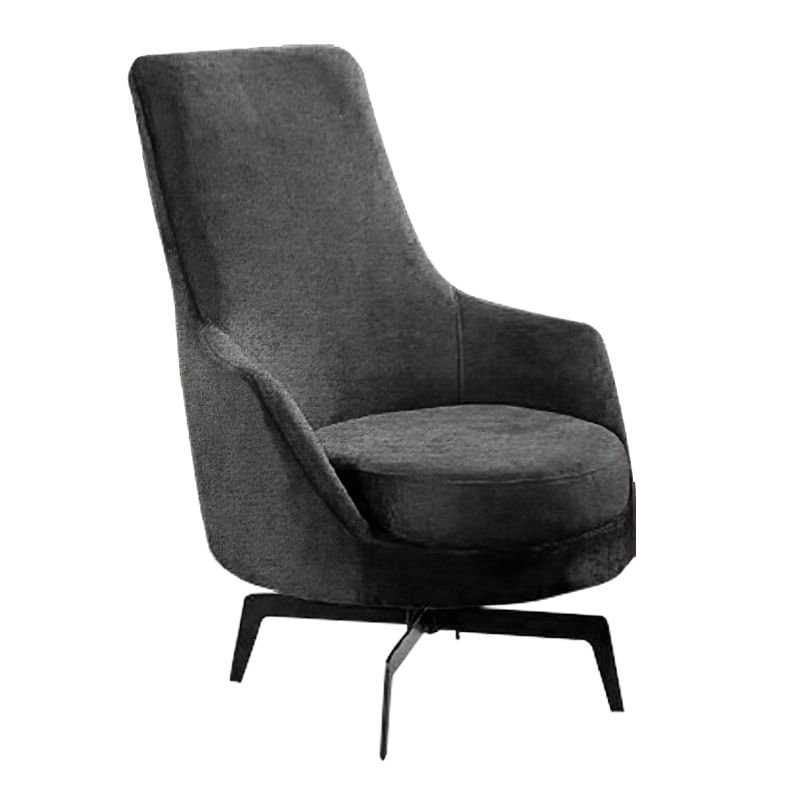 Poltrona Giratória Sofia 0,70m Inca Grafite | MadeiraMadeira