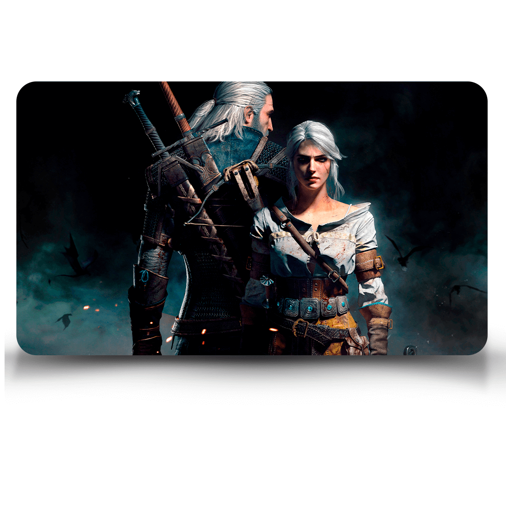 Mouse Pad Gamer The Witcher Geralt e Ciri Império da Impressão ...