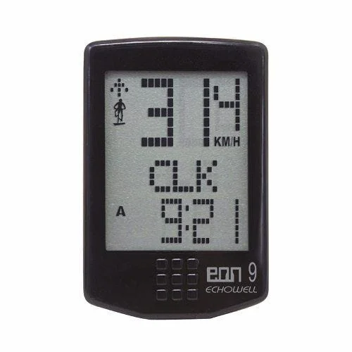 Ciclocomputador Echowell Eon 9 com Fio Luz Noturna | MadeiraMadeira