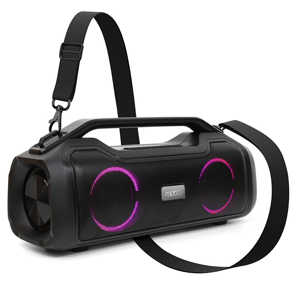 Caixa De Som Bluetooth Moobox Fun Portátil Resistente À Água Com Alça E ...