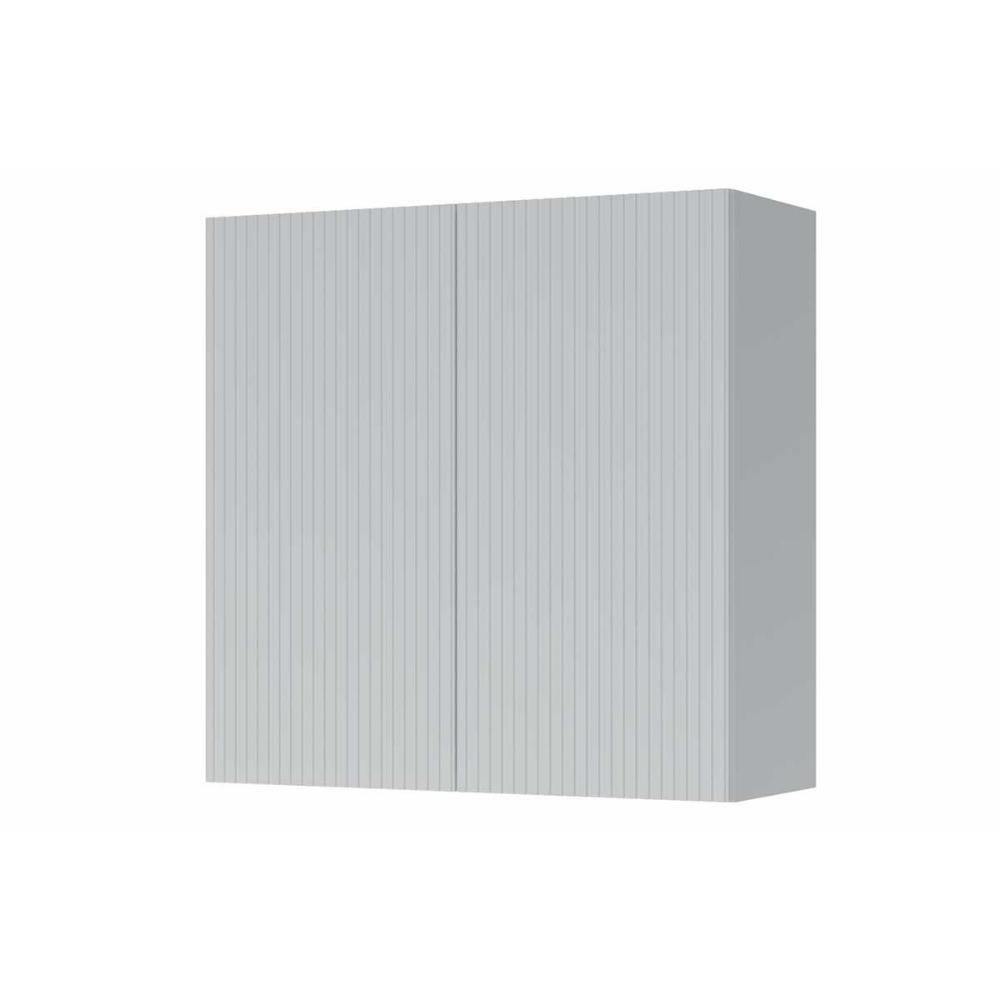 Armário de Cozinha Modulado Rainha C/ 2 Portas Ripadas 80 Cm Branca ...