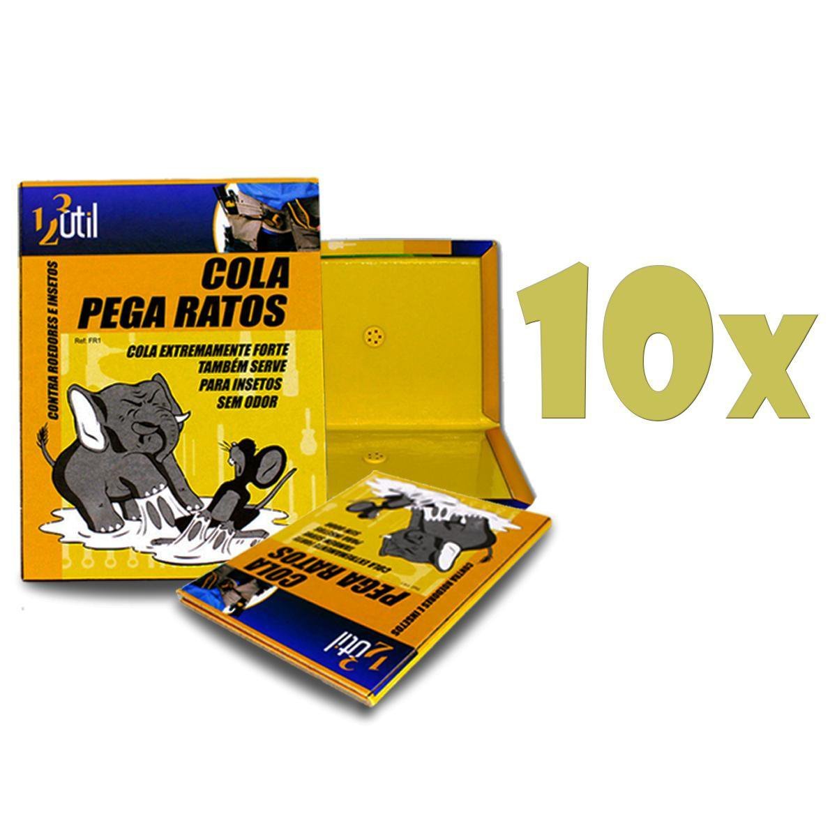 Kit 10 Ratoeira Adesiva Placas Pega Rato Insetos Não Solta | MadeiraMadeira