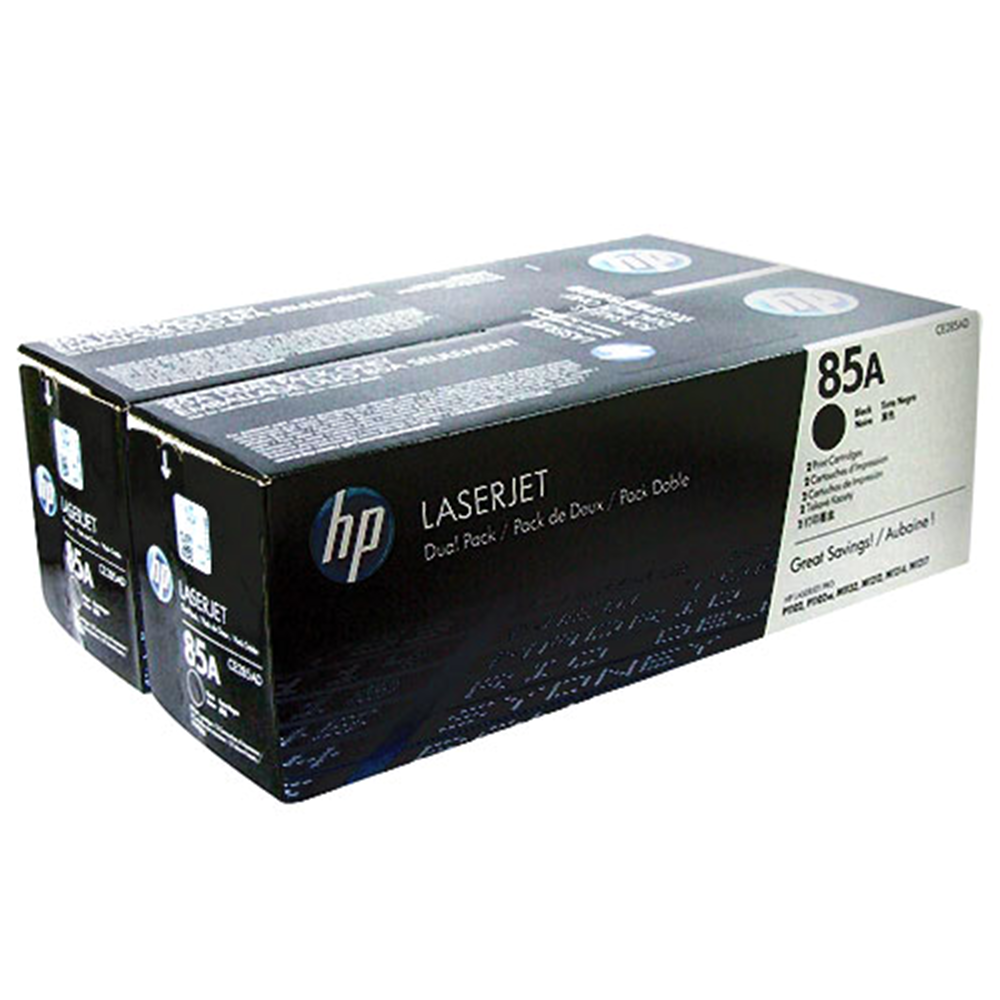 Toner HP 85A CE285AE Preto Duplo Original | MadeiraMadeira