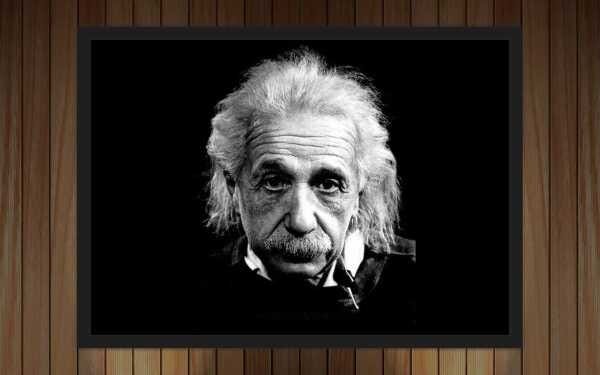 Quadro Albert Einstein Ciências Físico Filósofo Matemático C | MadeiraMadeira