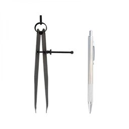 Compasso Reto - Med. 200mm/8" + Riscador | MadeiraMadeira