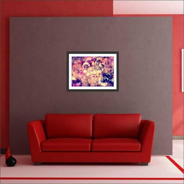 Quadro Decorativo Abstrato Arte Moderna Com Moldura TT02 | MadeiraMadeira