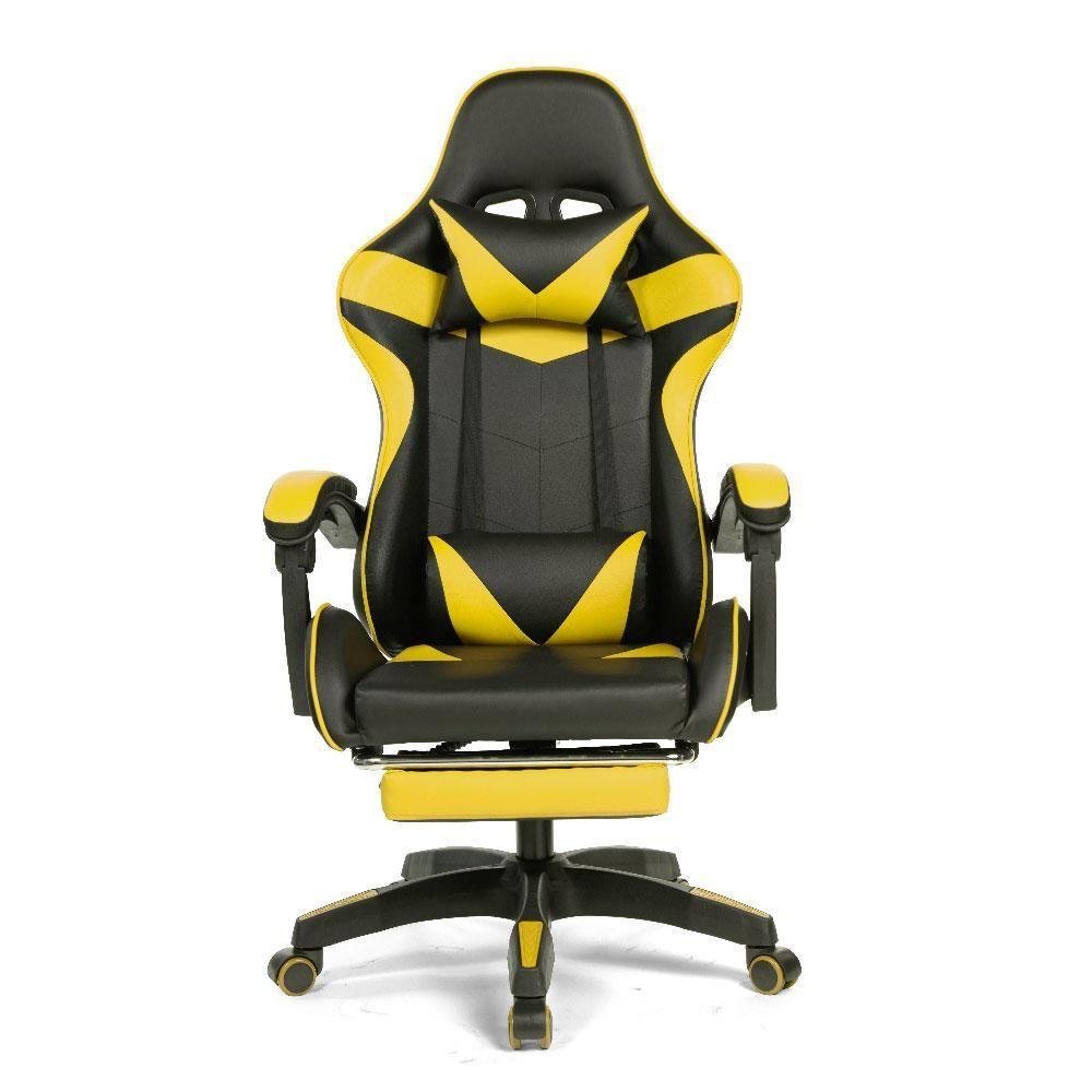 Cadeira Gamer Fortt Trieste Amarela Cgf002-am | MadeiraMadeira
