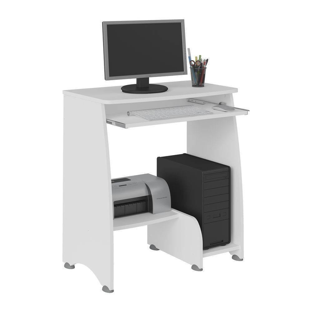 Rack para Computador Artely Pixel Cor Branco | MadeiraMadeira