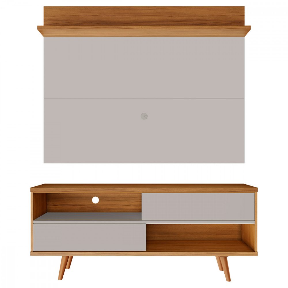 Bancada Retrô NT 1180 com Painel NT 1185 Para TV 50 Polegadas Notável ...