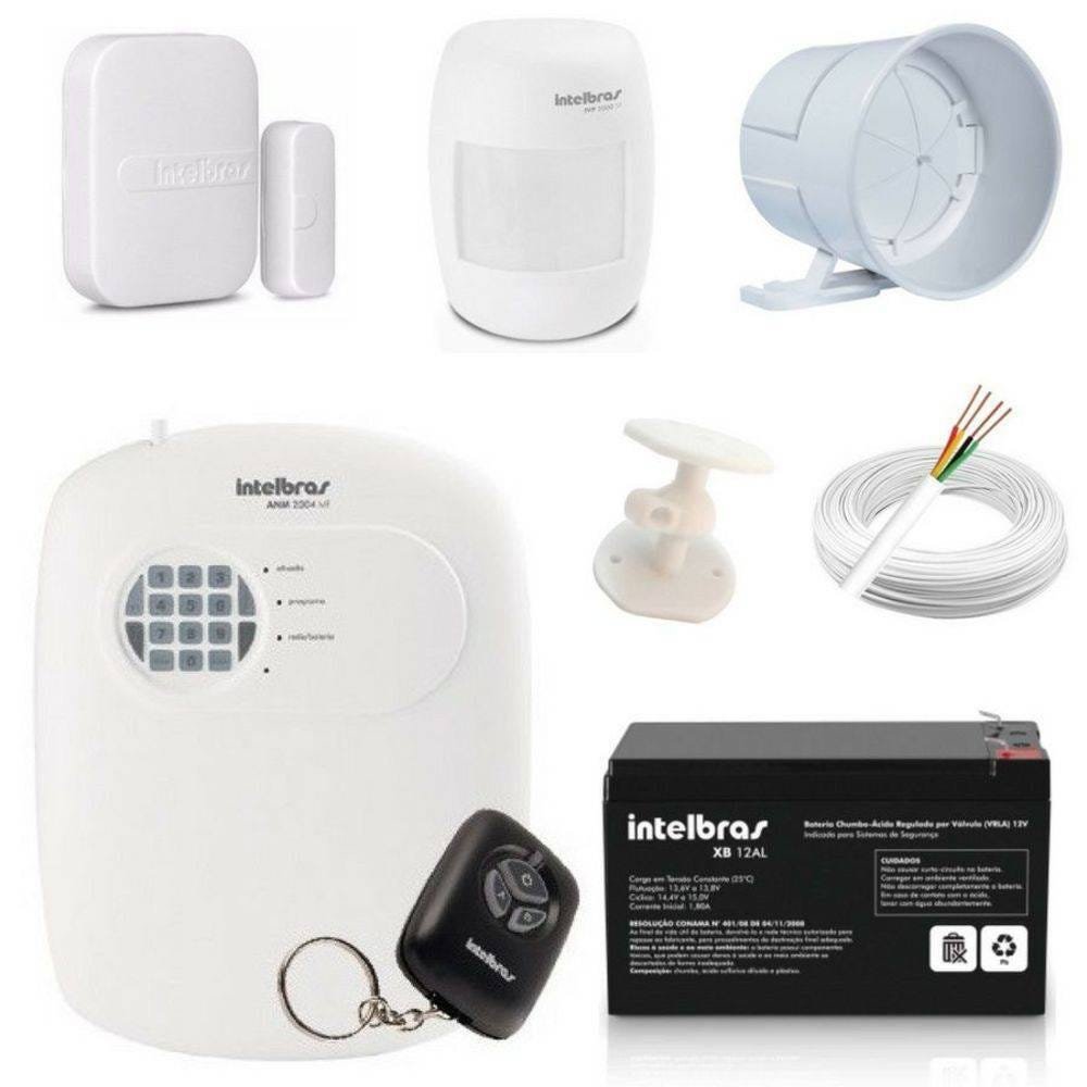 Kit Alarme para Casa Basico com Acessórios Intelbras | MadeiraMadeira