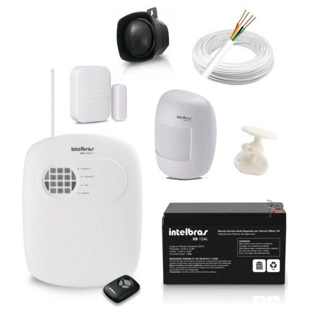 Kit Alarme Para Casa Basico Com Acessórios Intelbras | MadeiraMadeira
