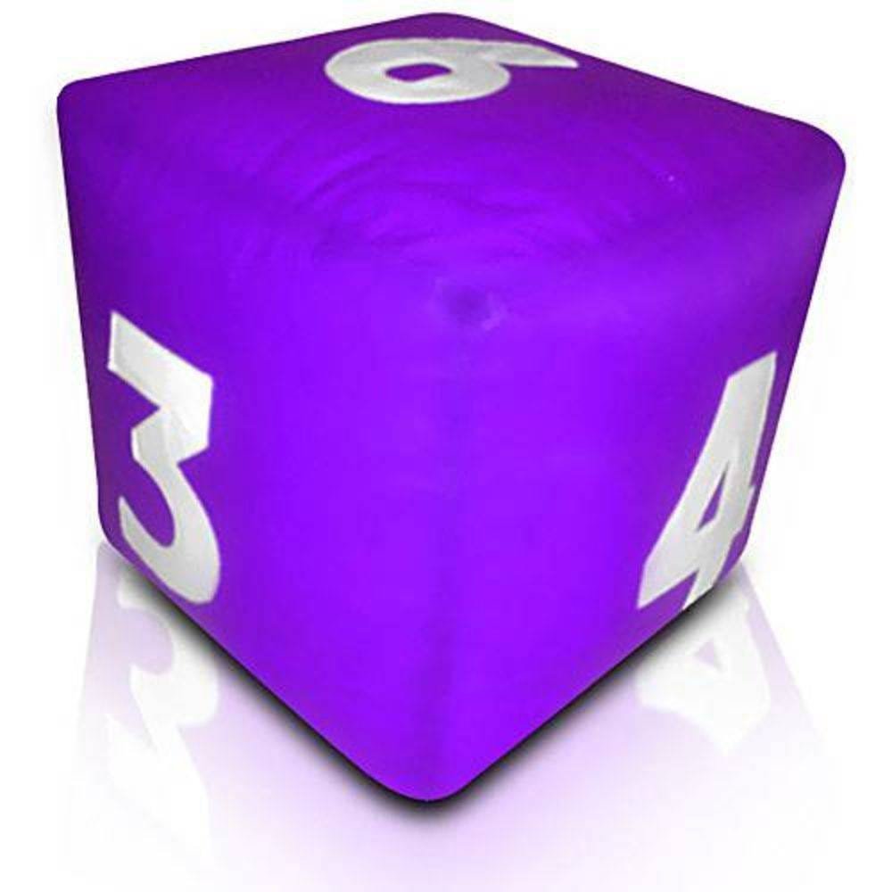 Puff Infantil Dado - Lilás com Números Brancos - Phoenix Puff ...