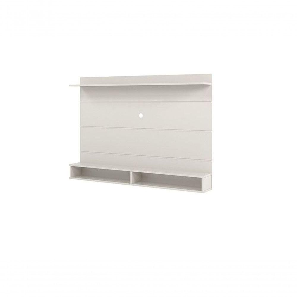 Painel Com Prateleiras Para Tv Até 65 Pol Off White | MadeiraMadeira