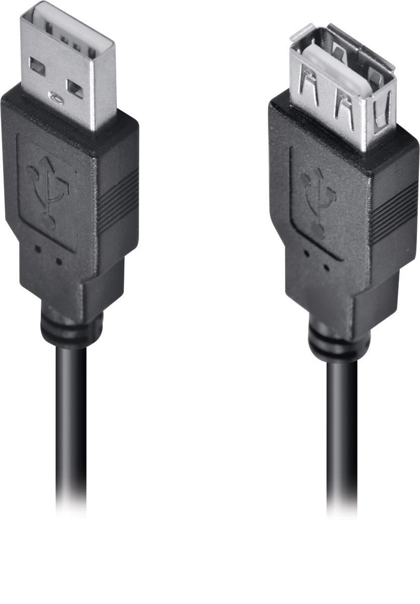 Cabo USB a Macho x USB a Fêmea 2.0 - 1.8M Extensor - Uamaf-1 ...