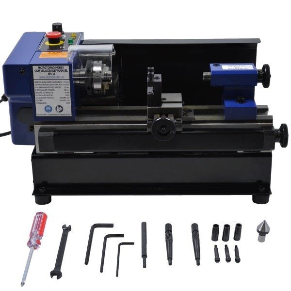 Micro Torno Hobby MR 34 | MadeiraMadeira
