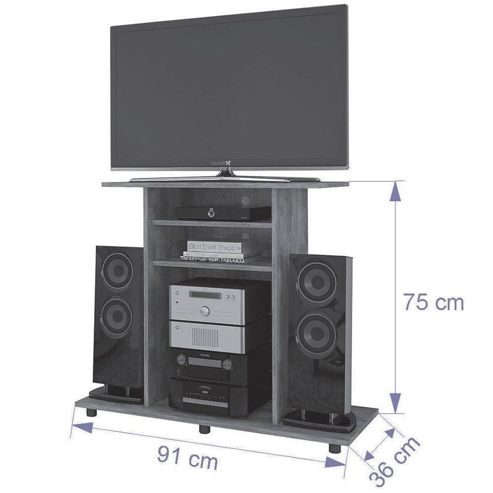 Rack para TV até 32 Polegadas Cipó 2 Prateleiras Nobre Jcm Movelaria ...