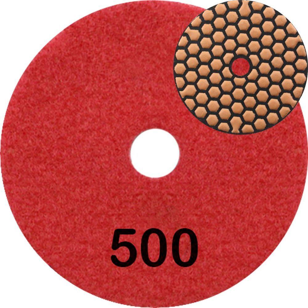 Disco Lixa Polimento a Seco Mármore 10 Cm Grão 500 | MadeiraMadeira