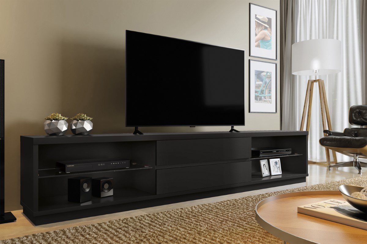 Rack Istambul para Tv até 65 Polegadas sem Espelho Mavaular Preto ...