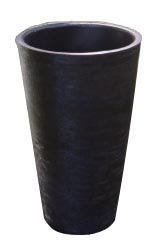 Vaso Planta 35x25 Redondo Cônico Cachepot Polietileno - MARROM MADEIRA ...