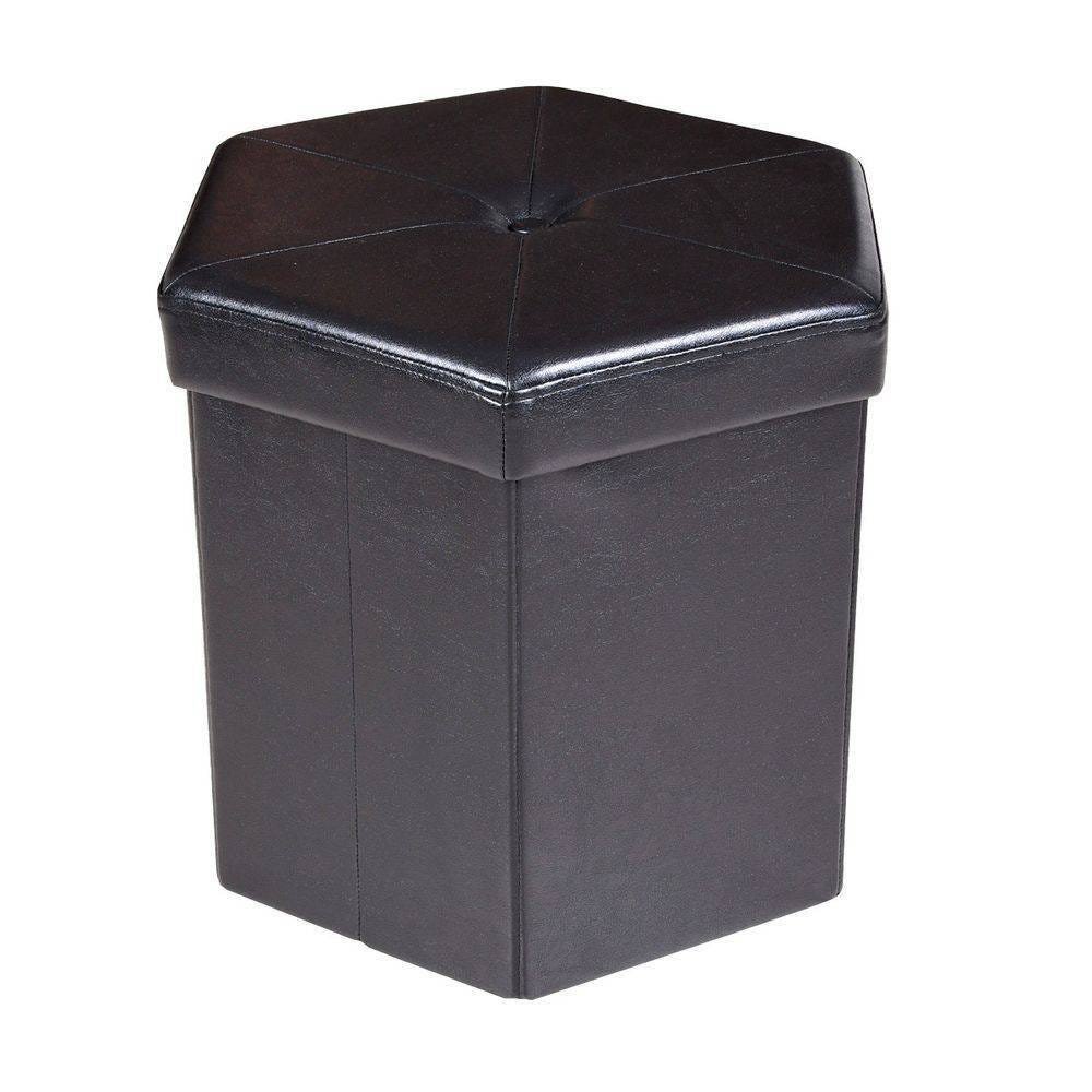 Puff Baú Hexagonal | MadeiraMadeira