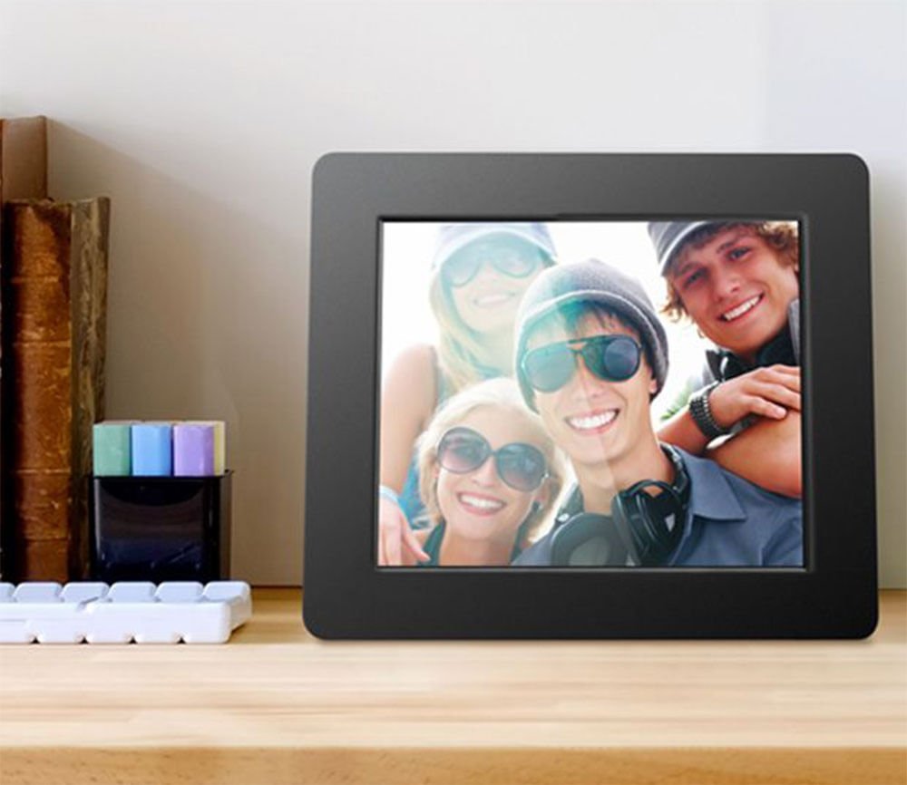 Porta-Retratos Digital Aluratek com LCD de 8´´, SlideShow e entradas ...