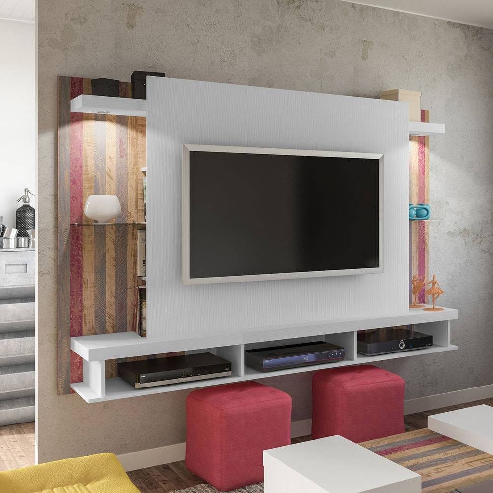 Painel Maximus Ideal para TV até 50 Polegadas e Branco/Antique Artely ...