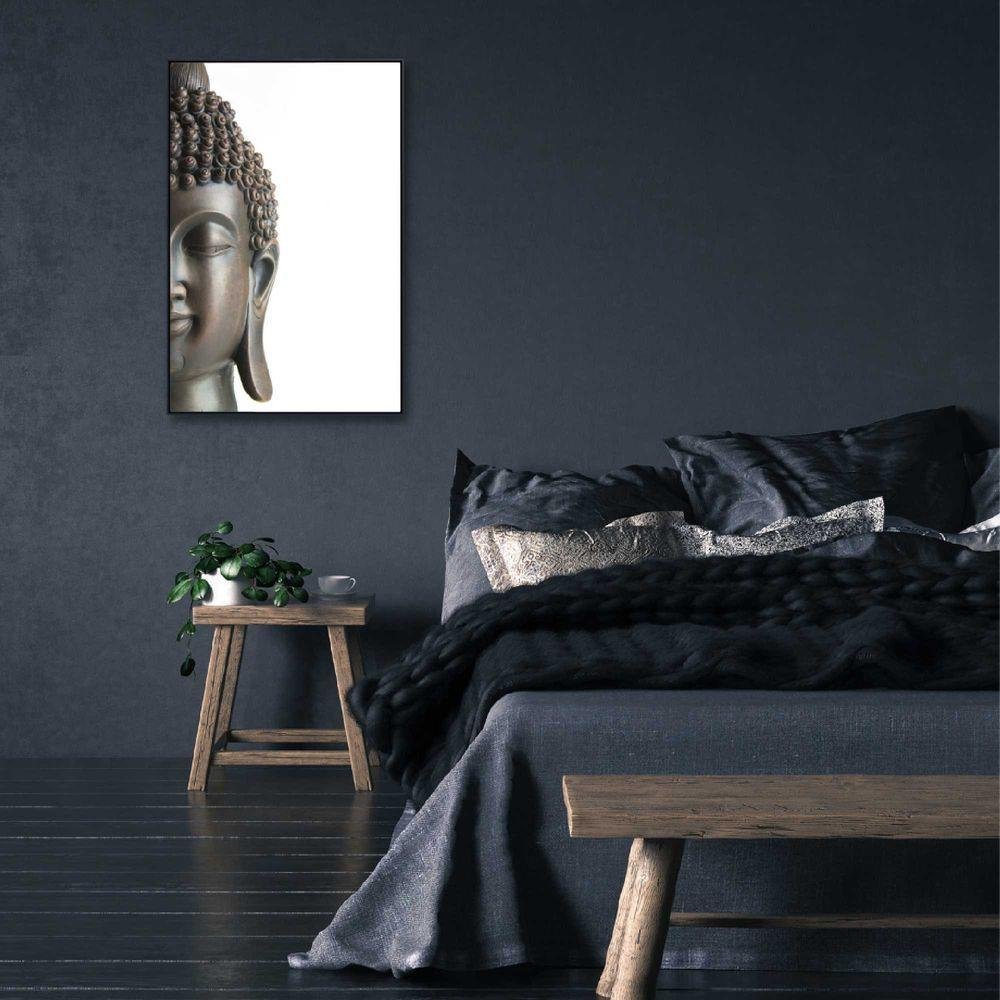 Quadro Face Buda 80x120 Cm Adesivo Fotográfico | MadeiraMadeira